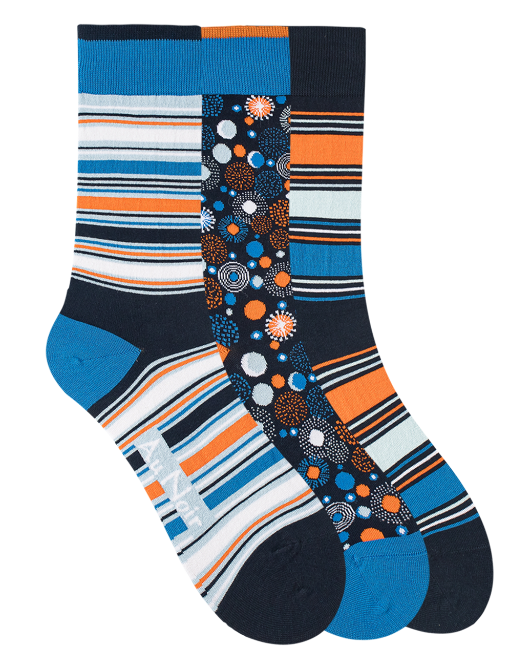 3 PAIRES - BAS POUR HOMME EN COTON MERCERISÉ – AU NOIR