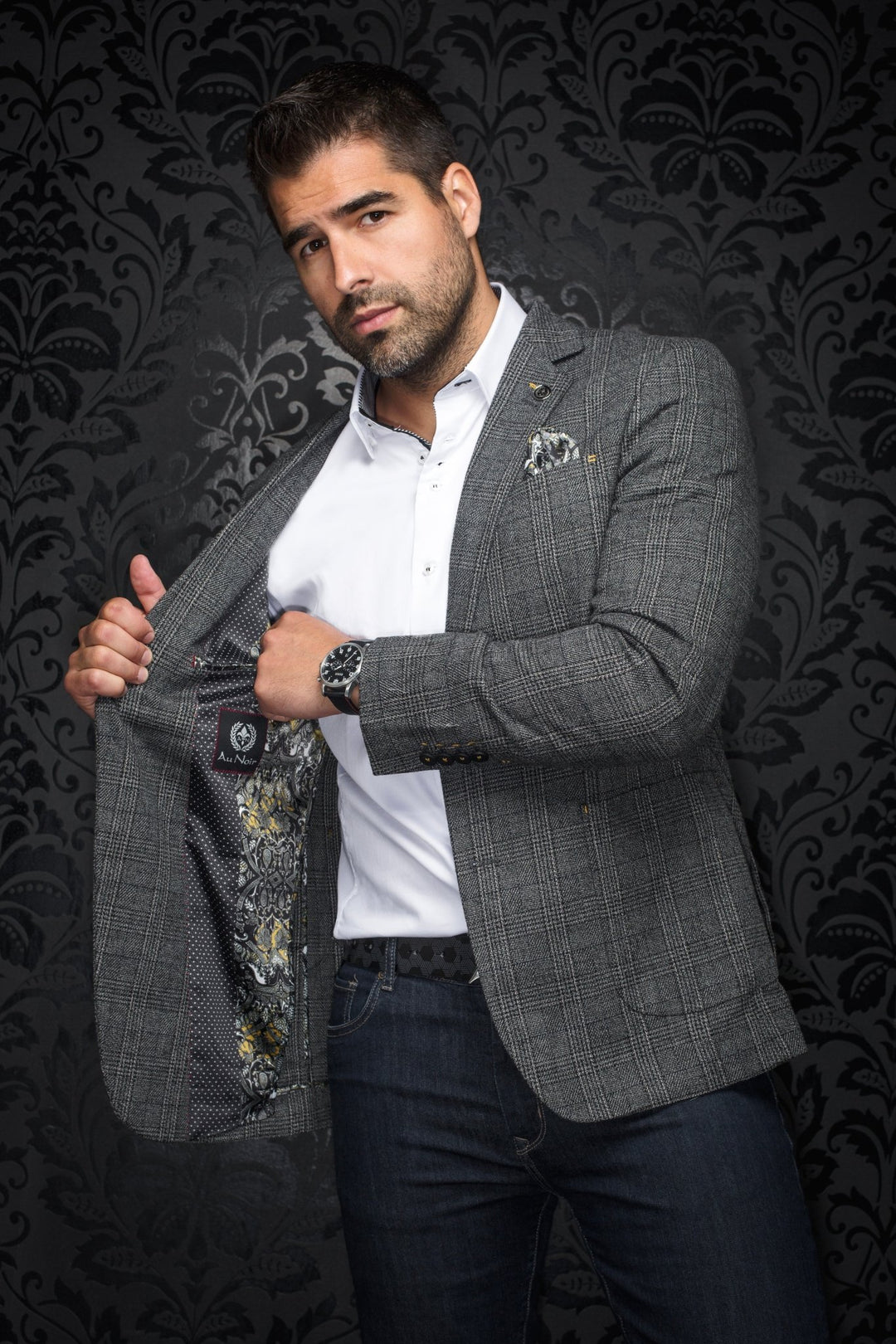 Veston Sport pour Homme Navy - Extensible - Design Canadien I Au Noir ...